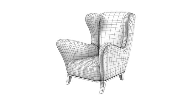 Promemoria bluette chair 3D model - TurboSquid 1415547