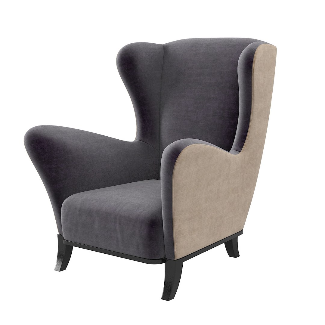 Promemoria bluette chair 3D model - TurboSquid 1415547