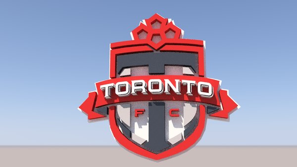 modelo 3d Keychan del logotipo de Toronto FC imprimible y renderizable ...