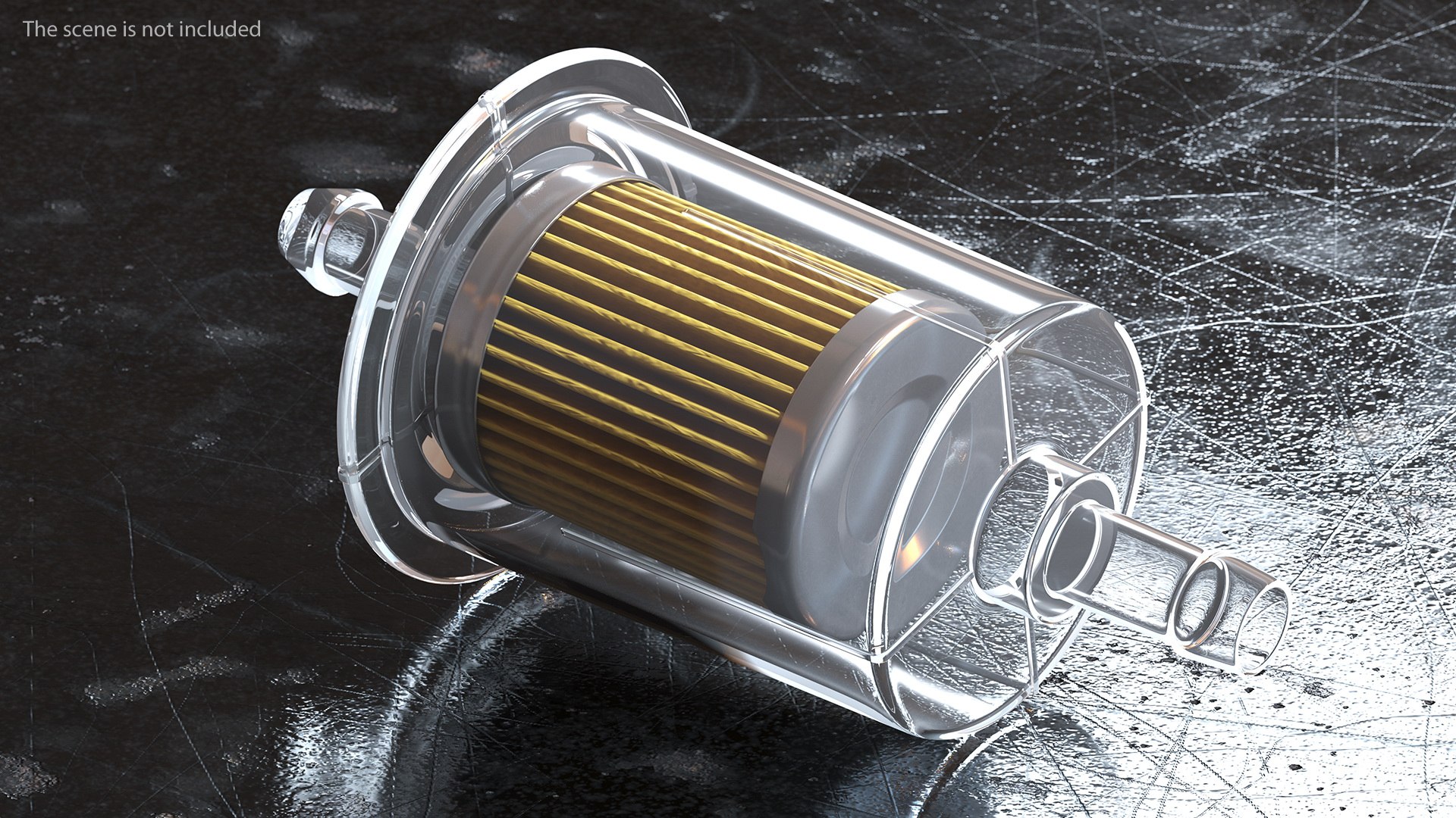 Motorcycle Universal Inline Fuel Filter 3D Model - TurboSquid 1749954