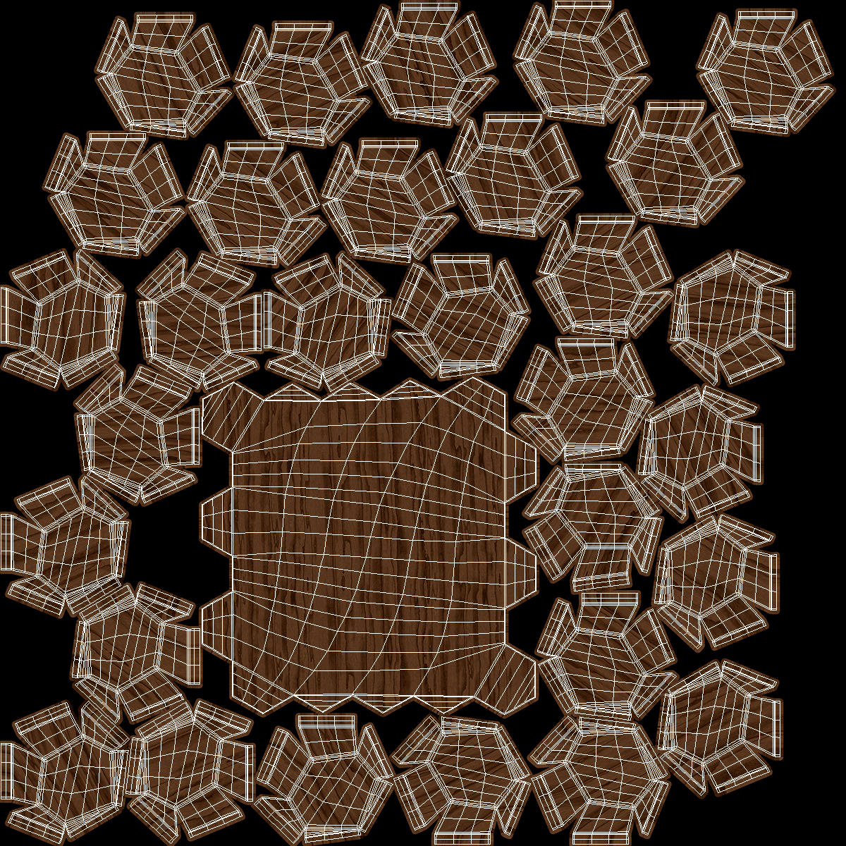 3D Wall Panel Octagon Wood 3D - TurboSquid 1907987