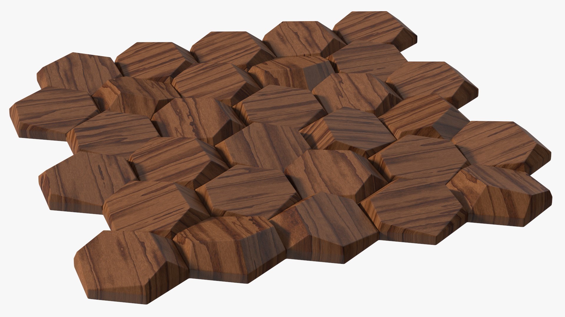 3D Wall Panel Octagon Wood 3D - TurboSquid 1907987