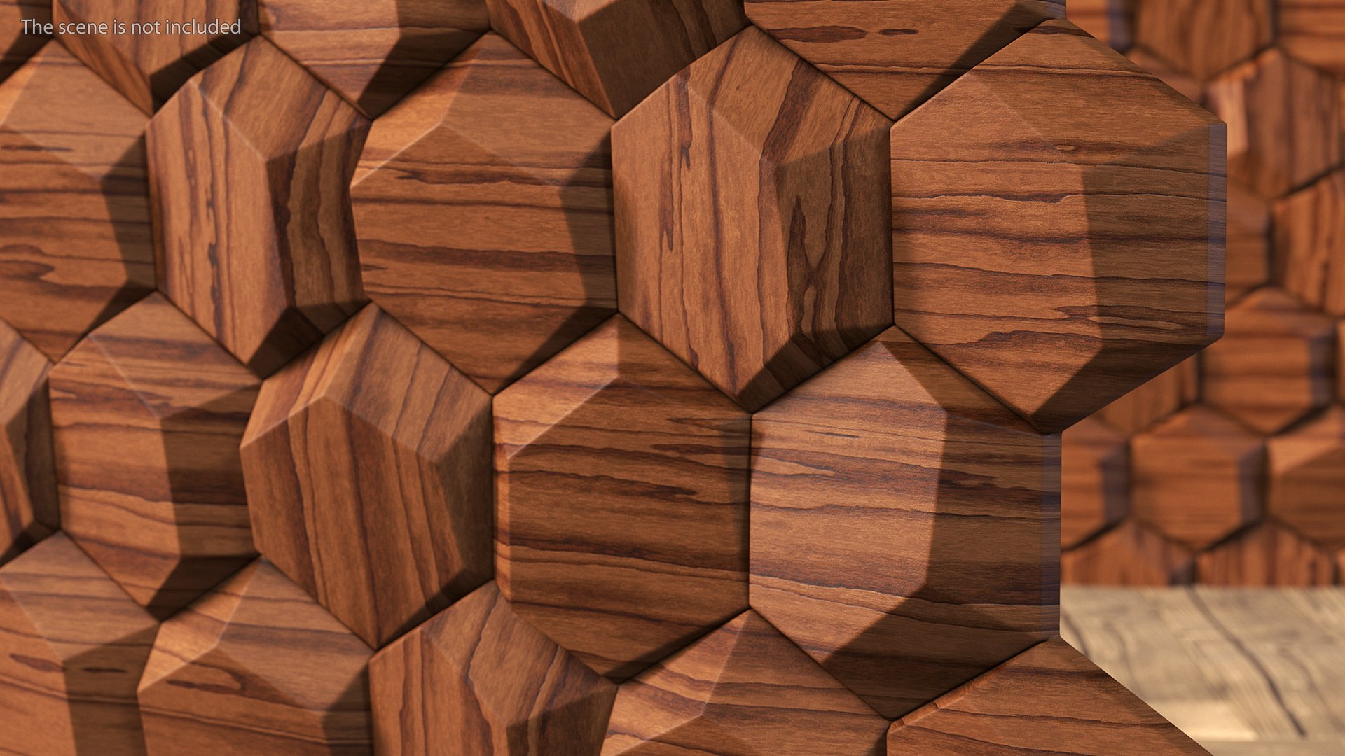 3D Wall Panel Octagon Wood 3D - TurboSquid 1907987