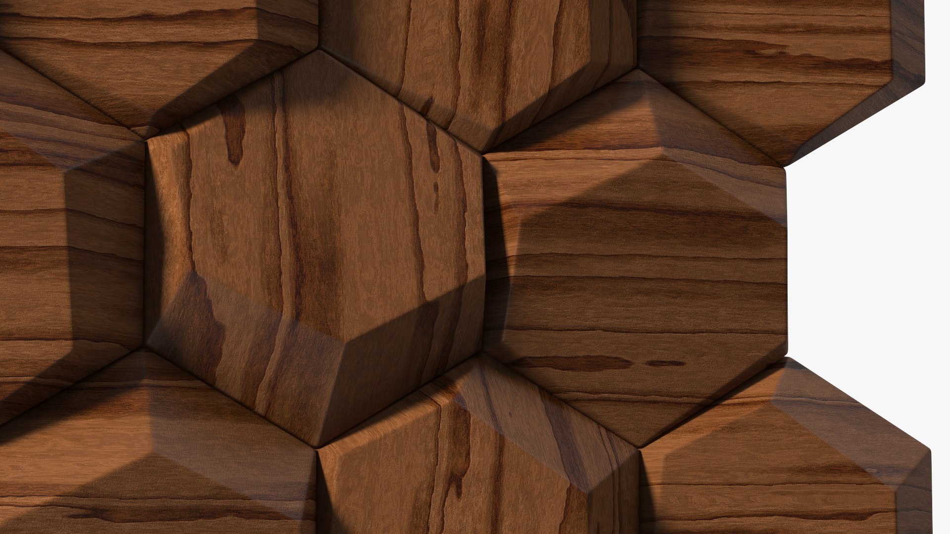 3D Wall Panel Octagon Wood 3D - TurboSquid 1907987