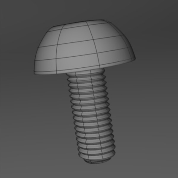 3d model screw parts
