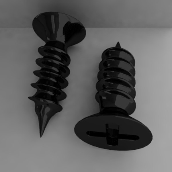 3d model screw parts