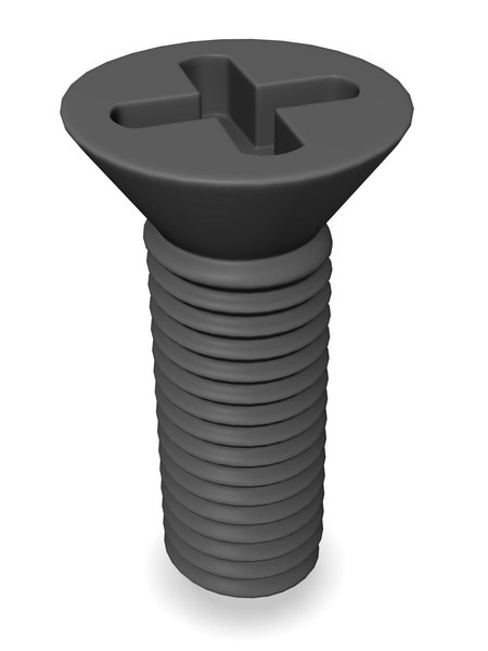 3d model screw parts