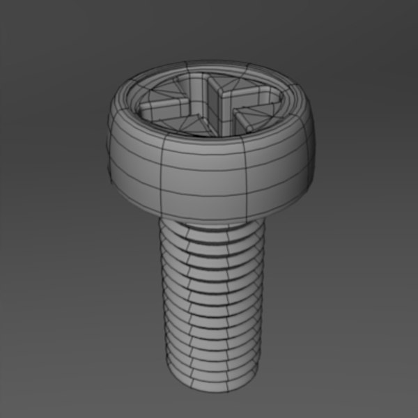 3d model screw parts