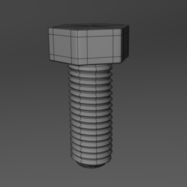 3d model screw parts