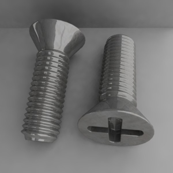 3d model screw parts