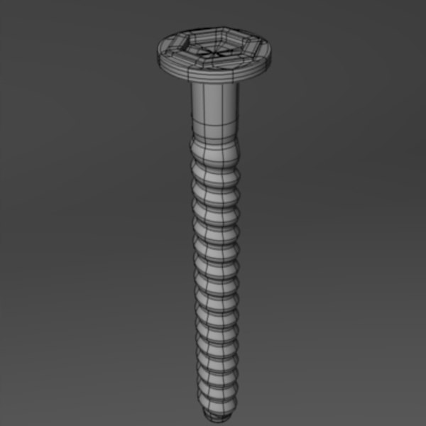 3d model screw parts