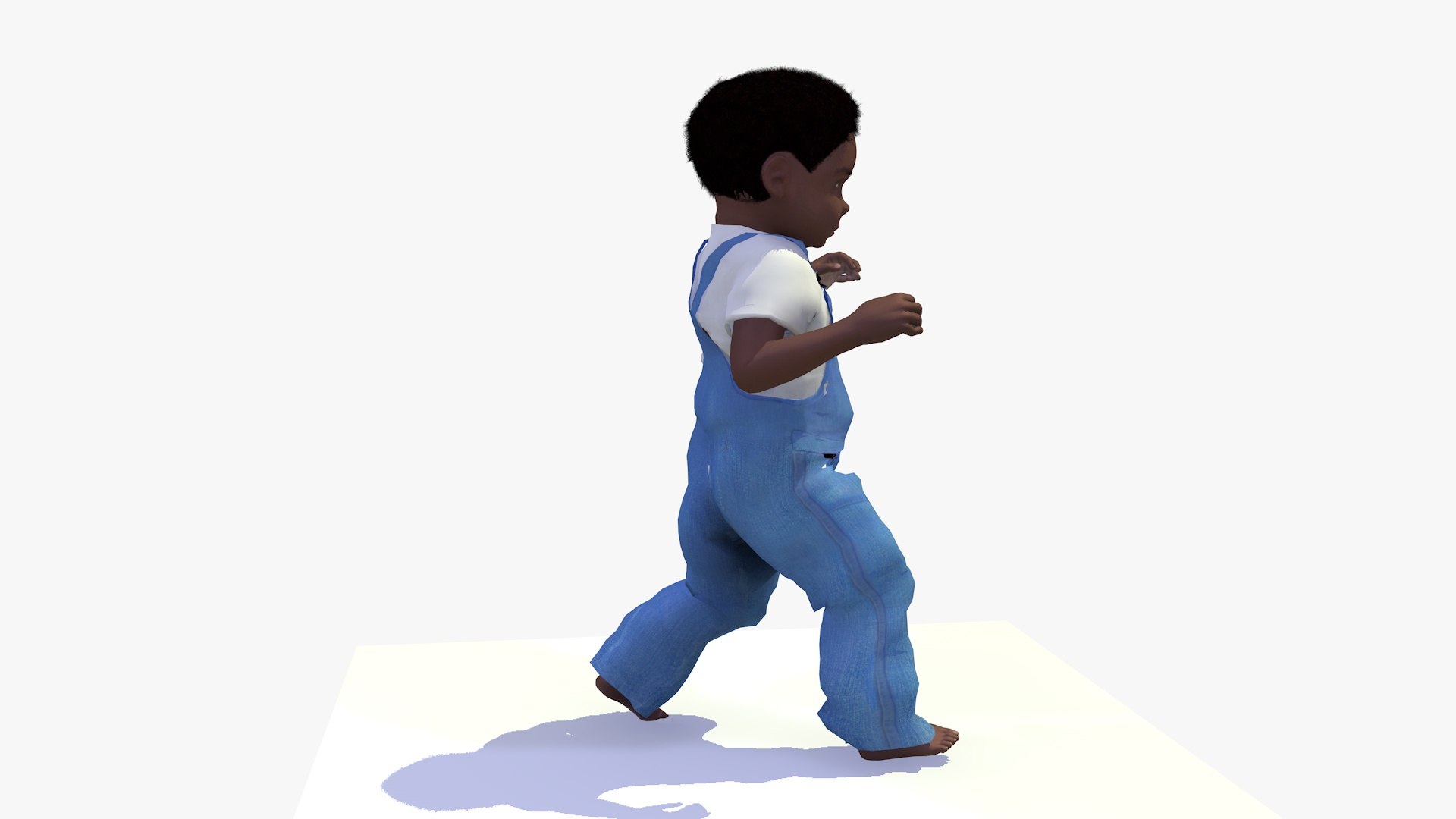 STATIC WALKING AFRO BABY 3D MODEL 3D model - TurboSquid 1884746