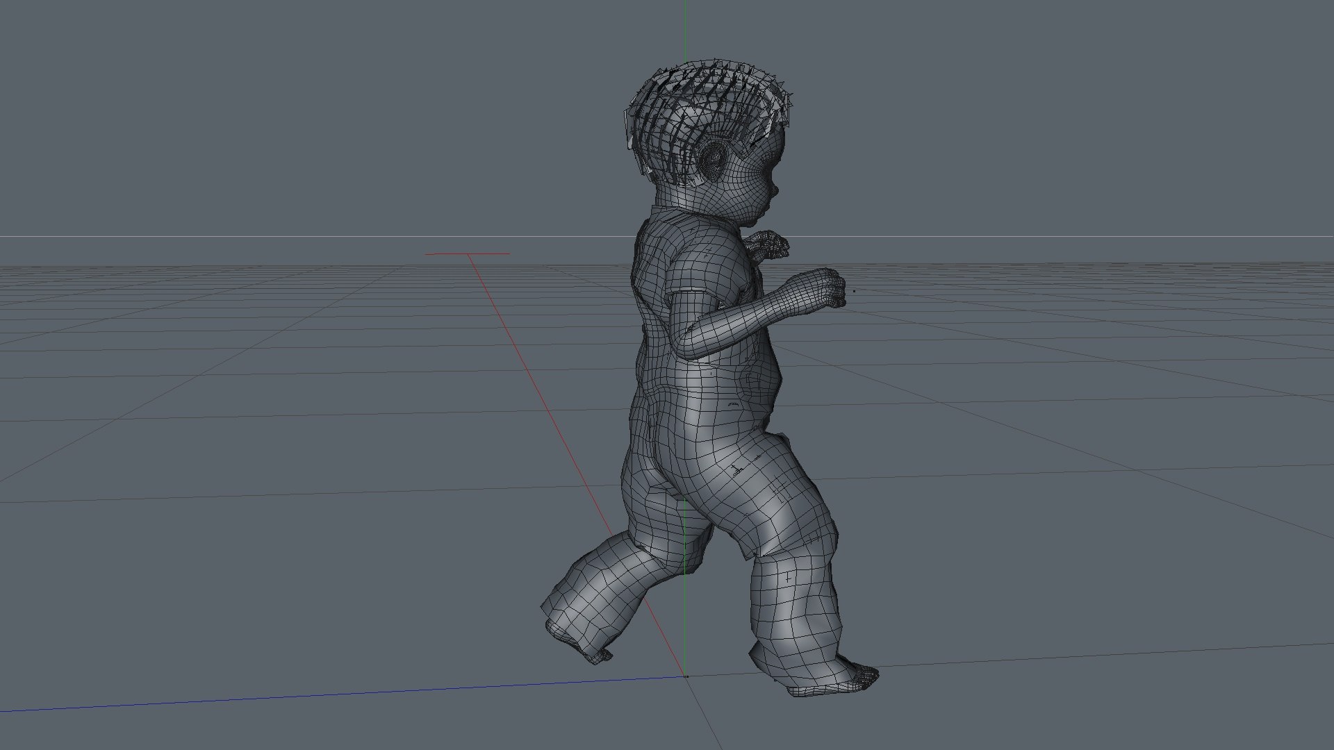 STATIC WALKING AFRO BABY 3D MODEL 3D model - TurboSquid 1884746