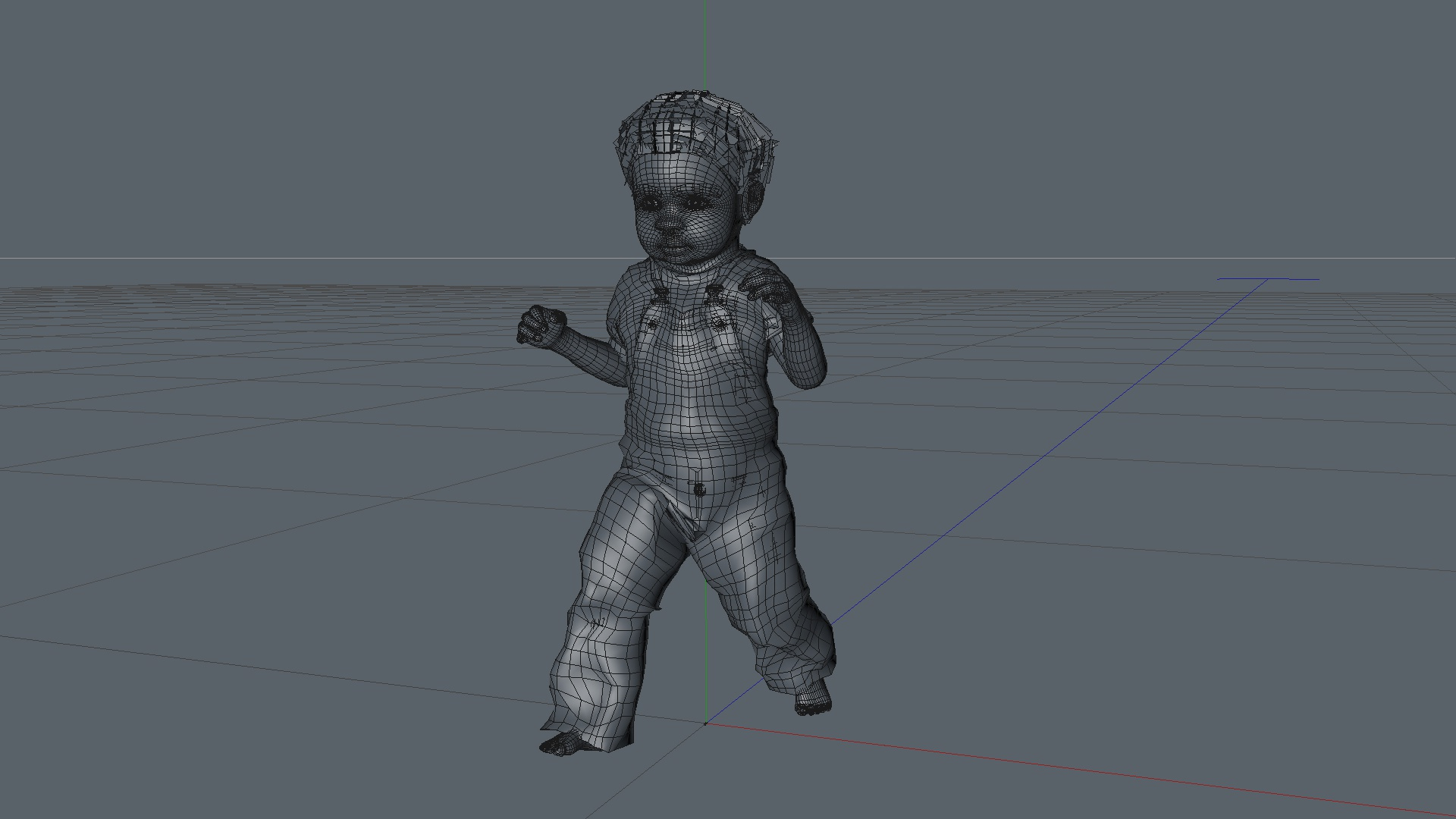STATIC WALKING AFRO BABY 3D MODEL 3D model - TurboSquid 1884746