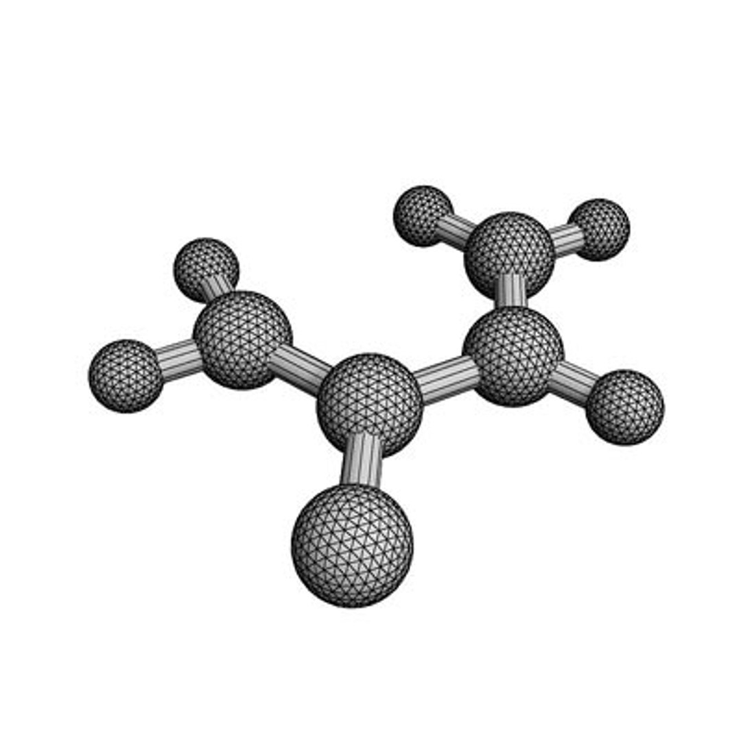 Acrylamide Molecule Structure 3d 3ds