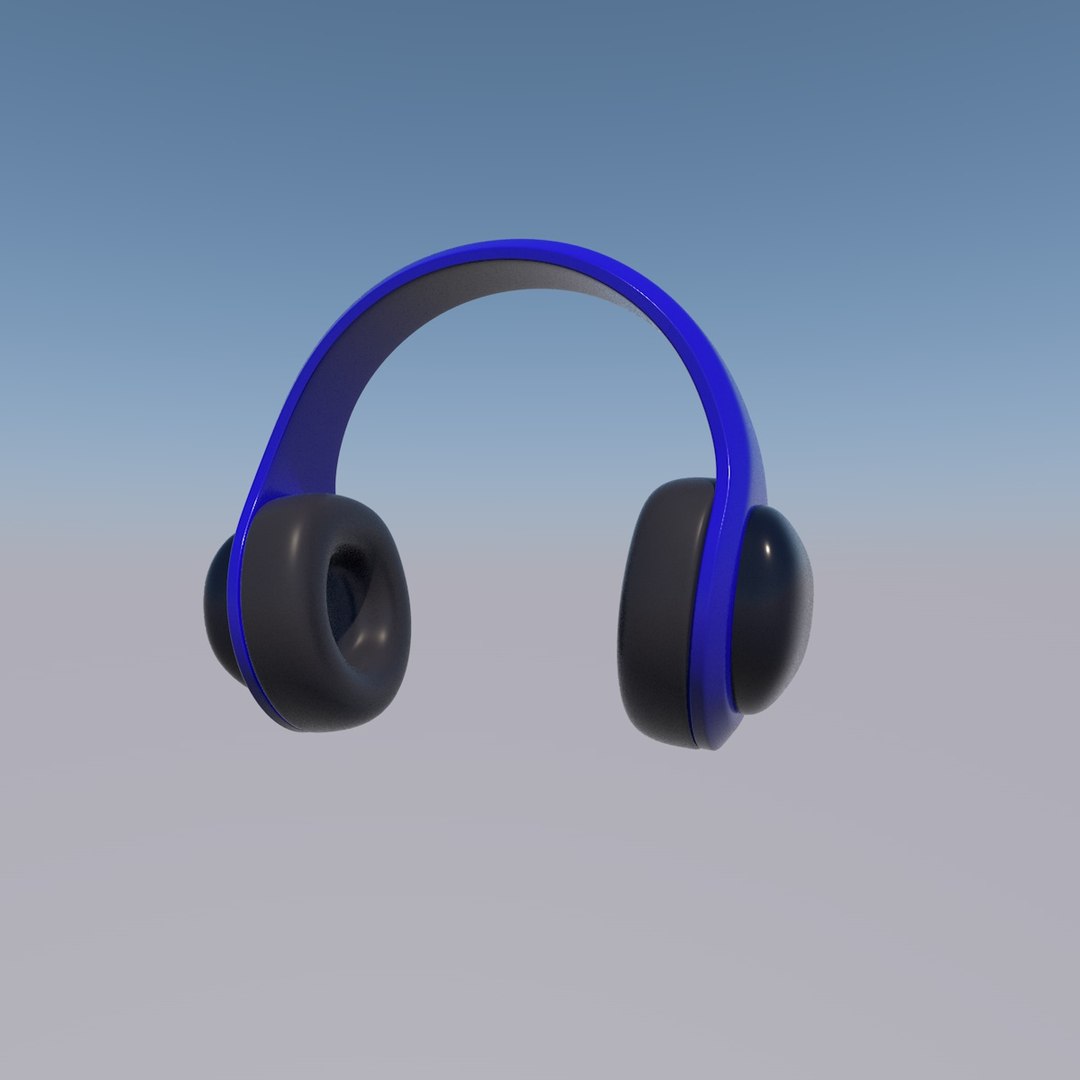 3D Model Low Poly Headphones - TurboSquid 1930966