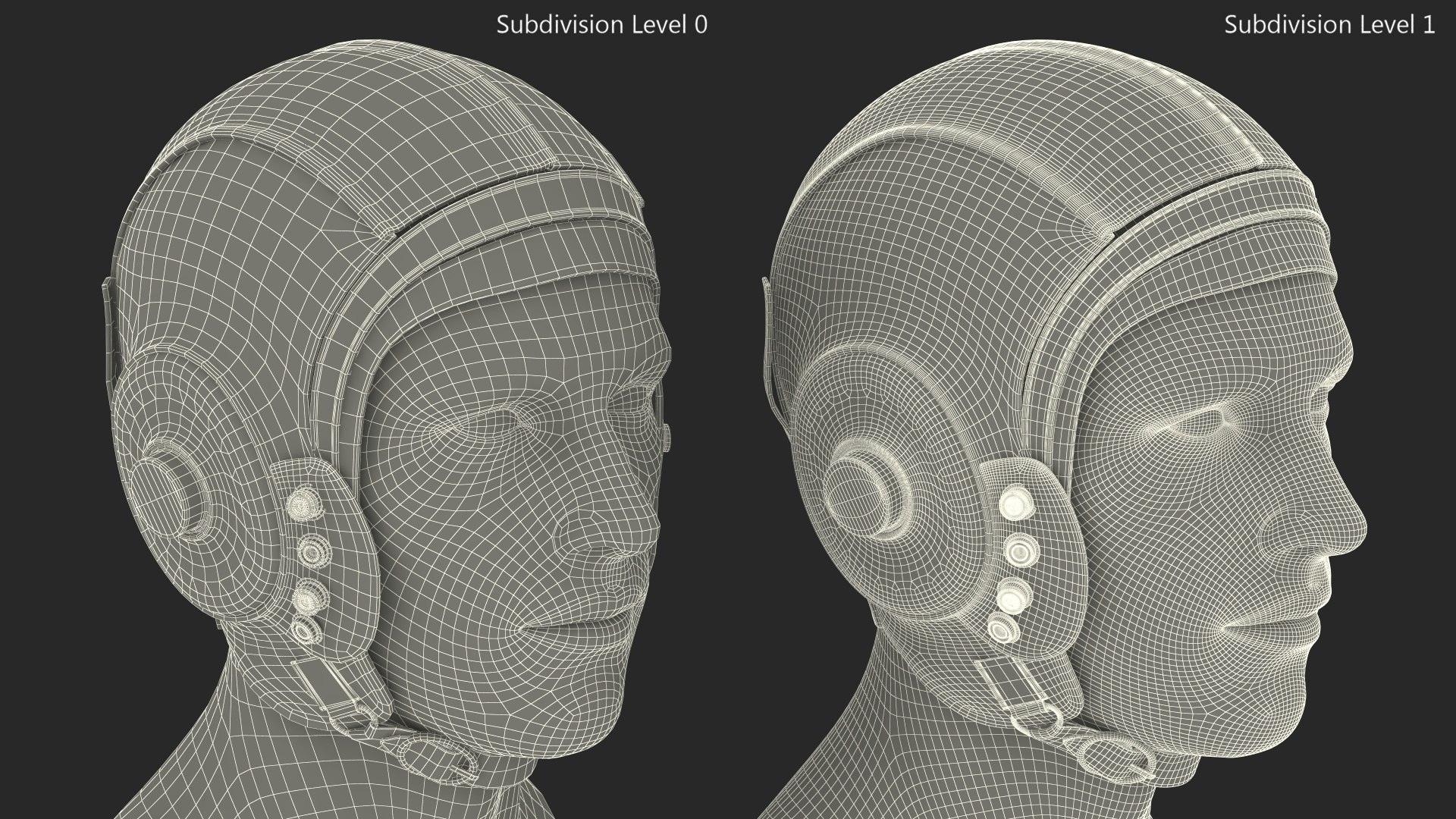 Retro Pilot Cap On Mannequin 3D Model - TurboSquid 2177409