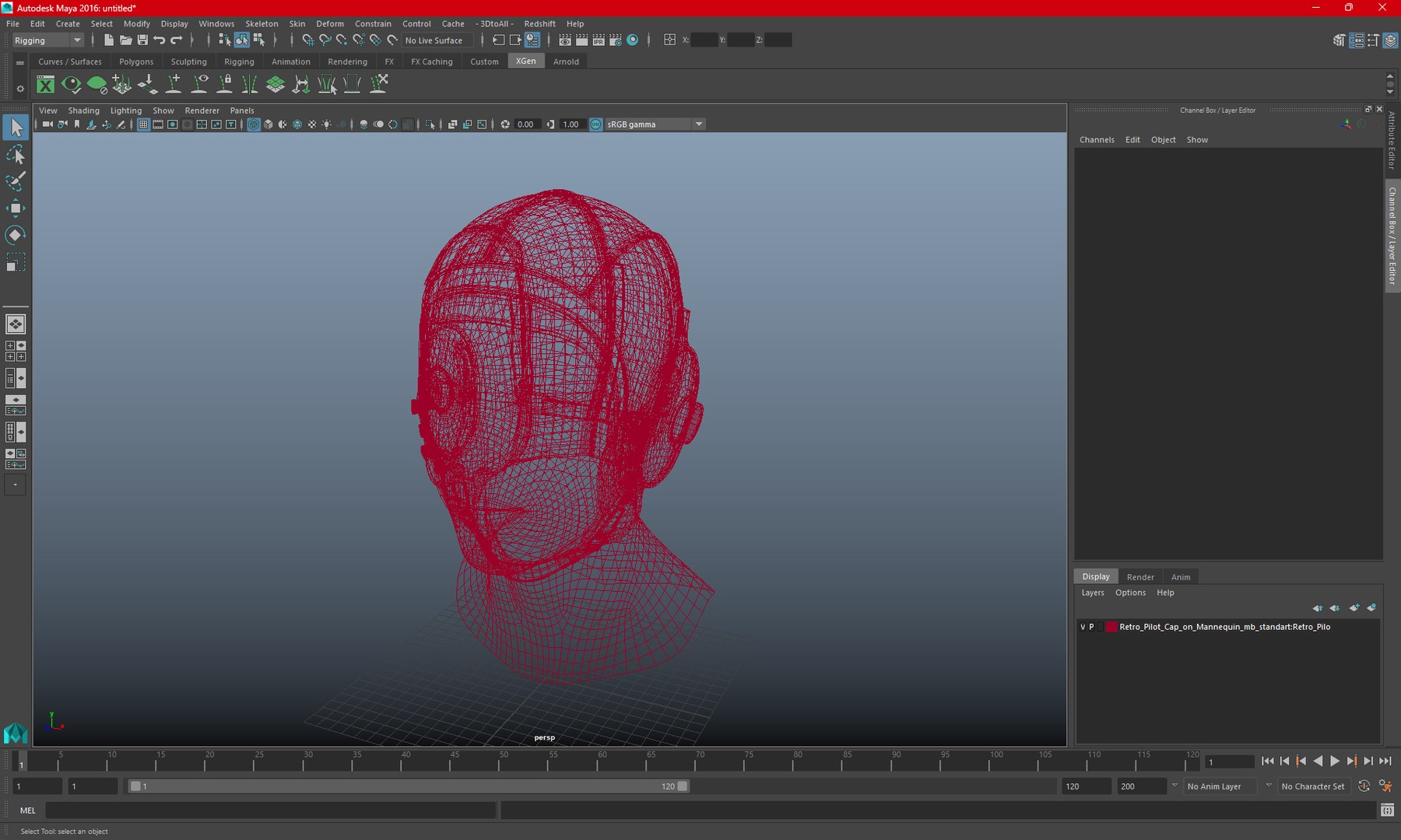 Retro Pilot Cap On Mannequin 3D Model - TurboSquid 2177409