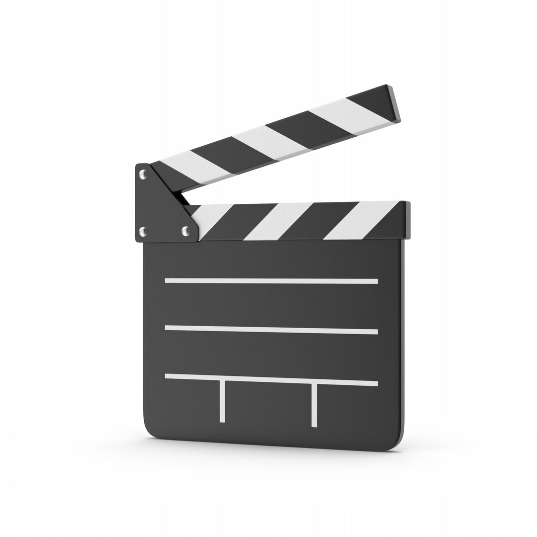 3D Opened Film Slate - TurboSquid 2149645