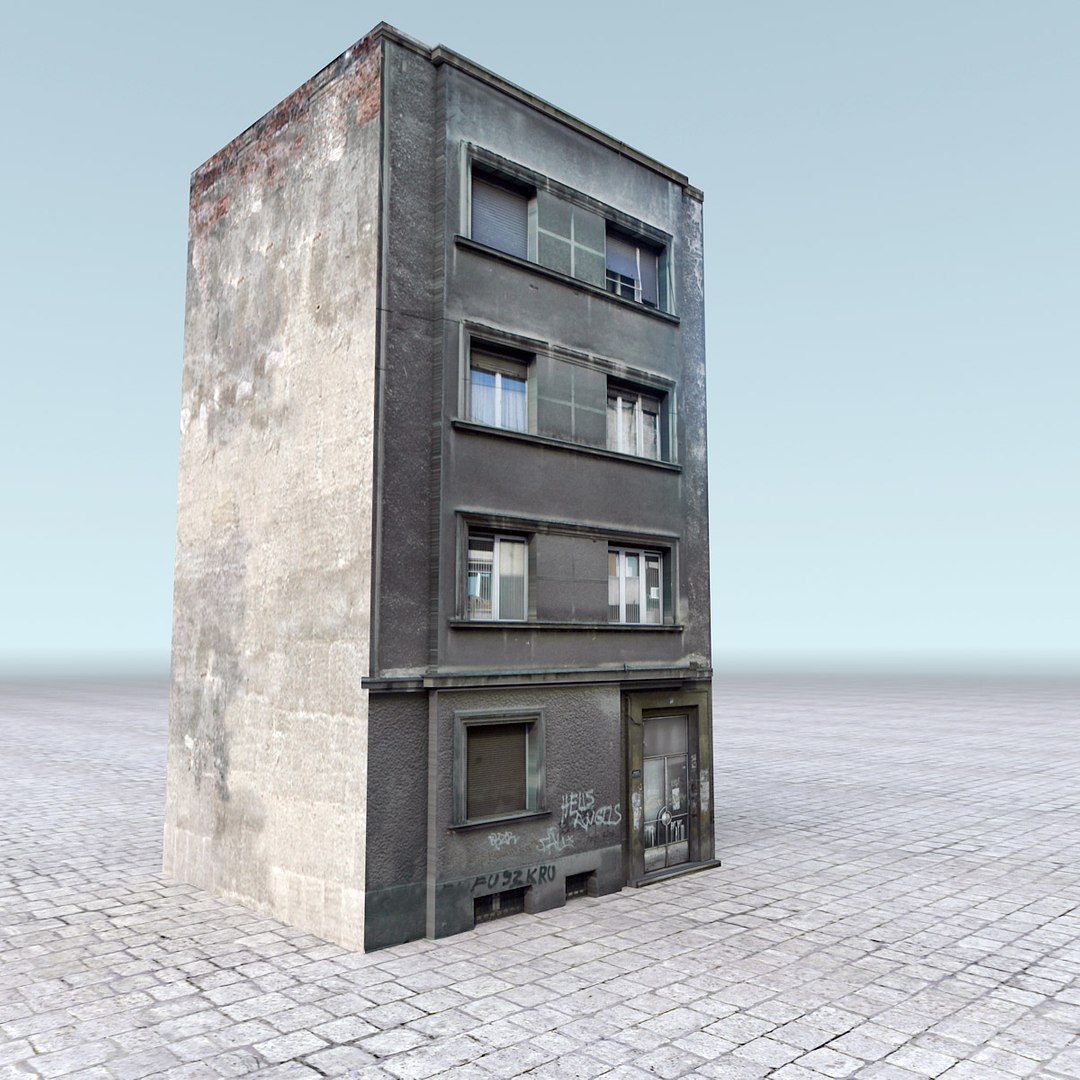 3d residential building model