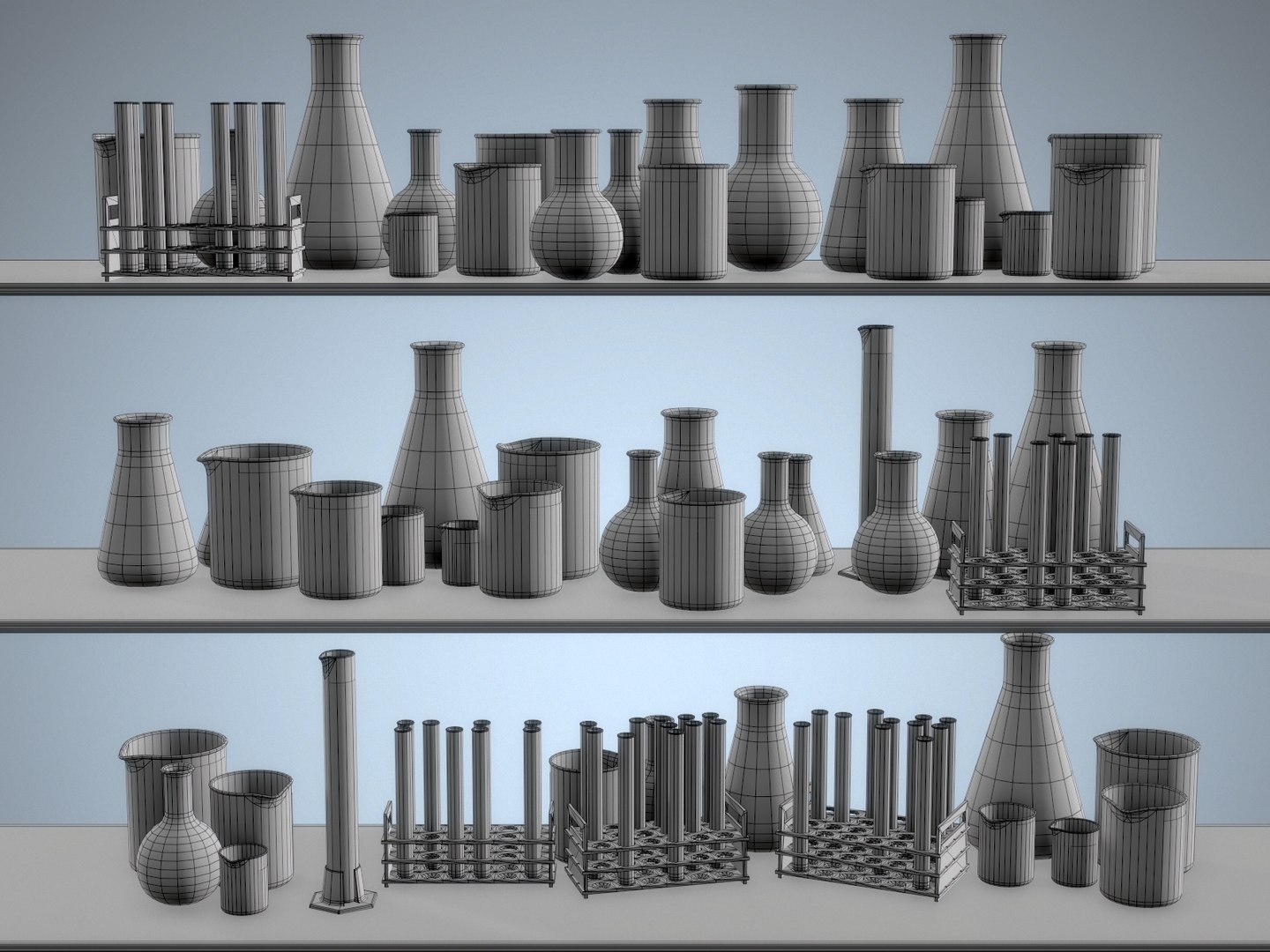 3D Laboratory Equipment Model - TurboSquid 1337041