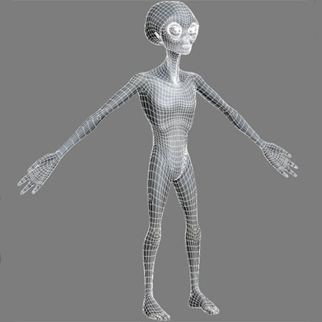 Grey Alien 3d Model