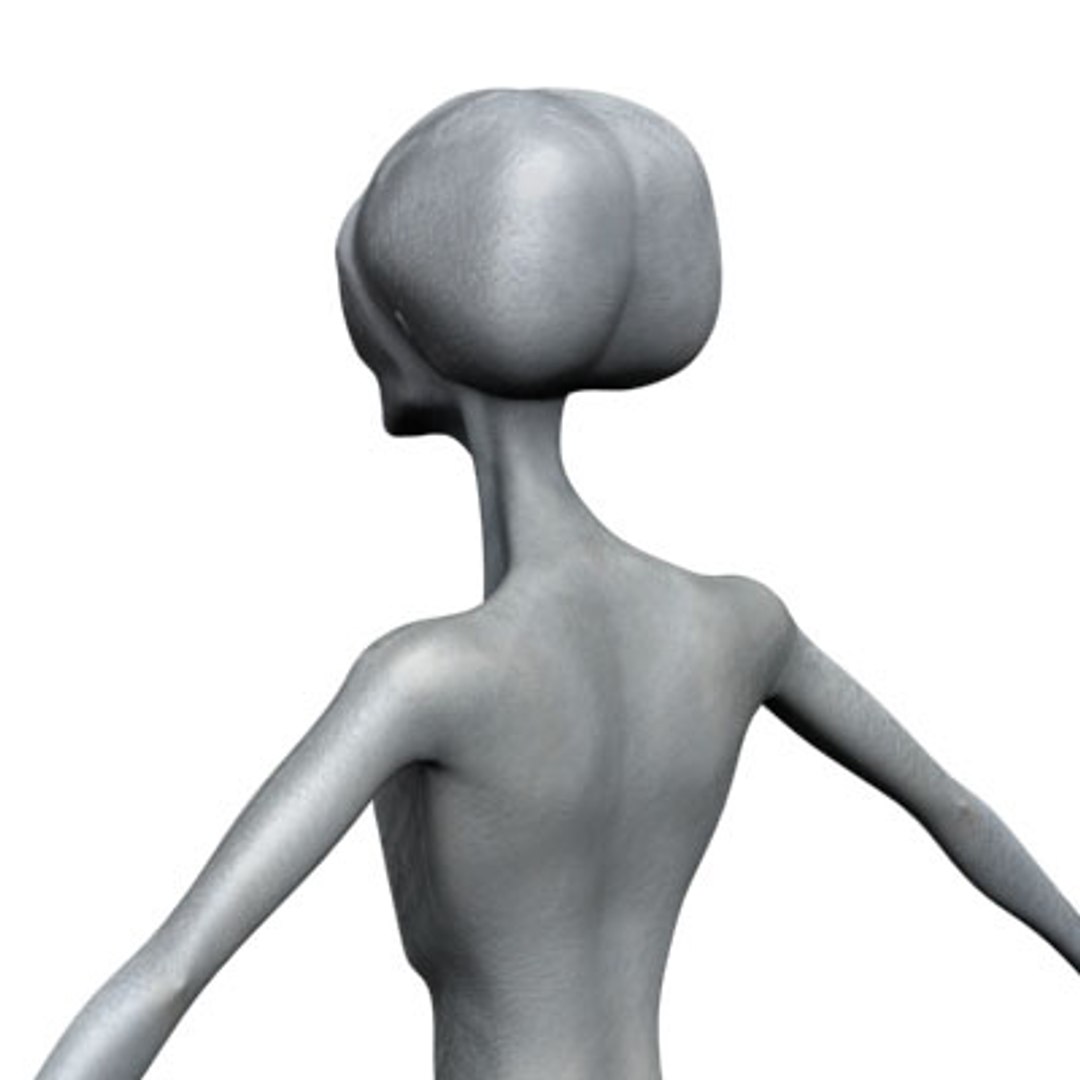 Grey Alien 3d Model
