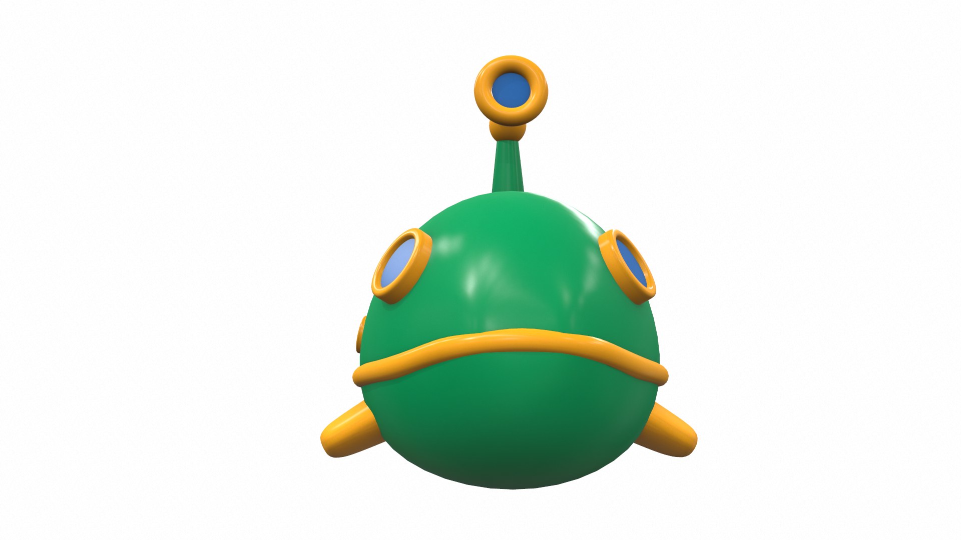 3D Plastic baby toy submarine 1 - TurboSquid 2109212