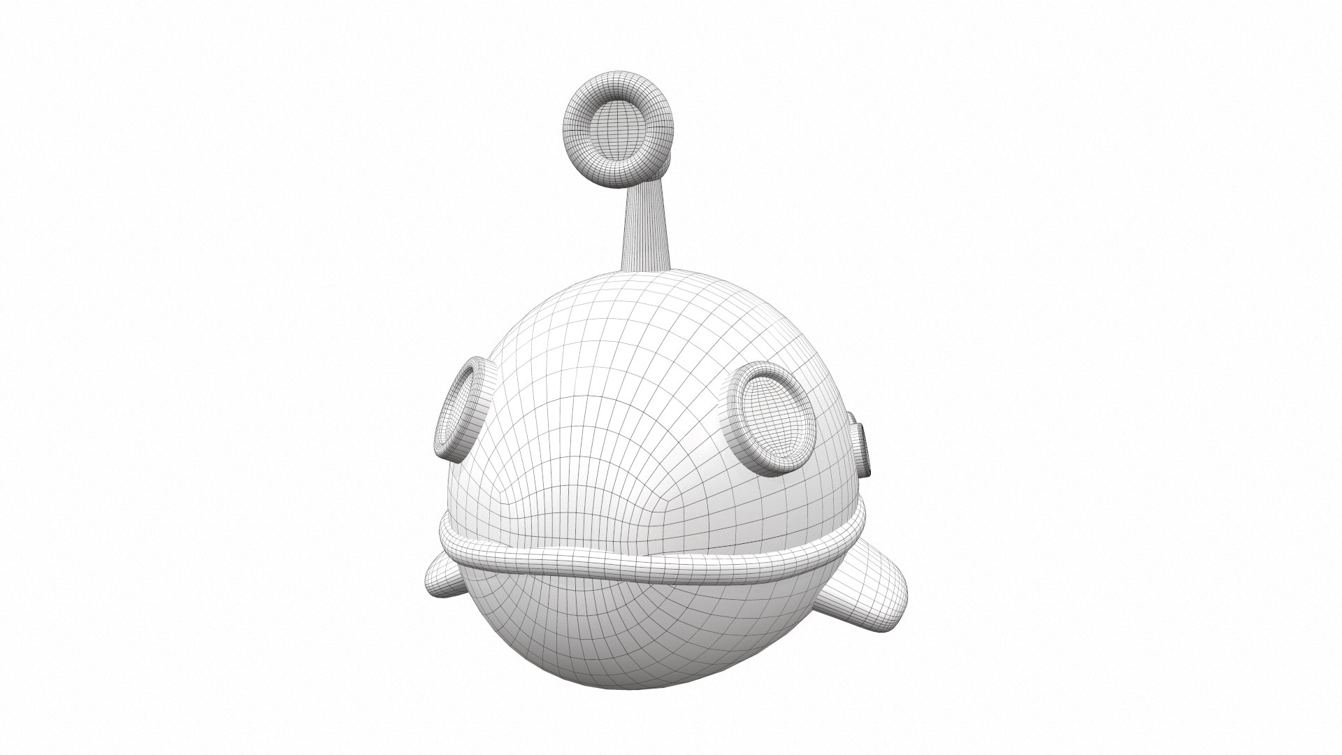3D Plastic baby toy submarine 1 - TurboSquid 2109212