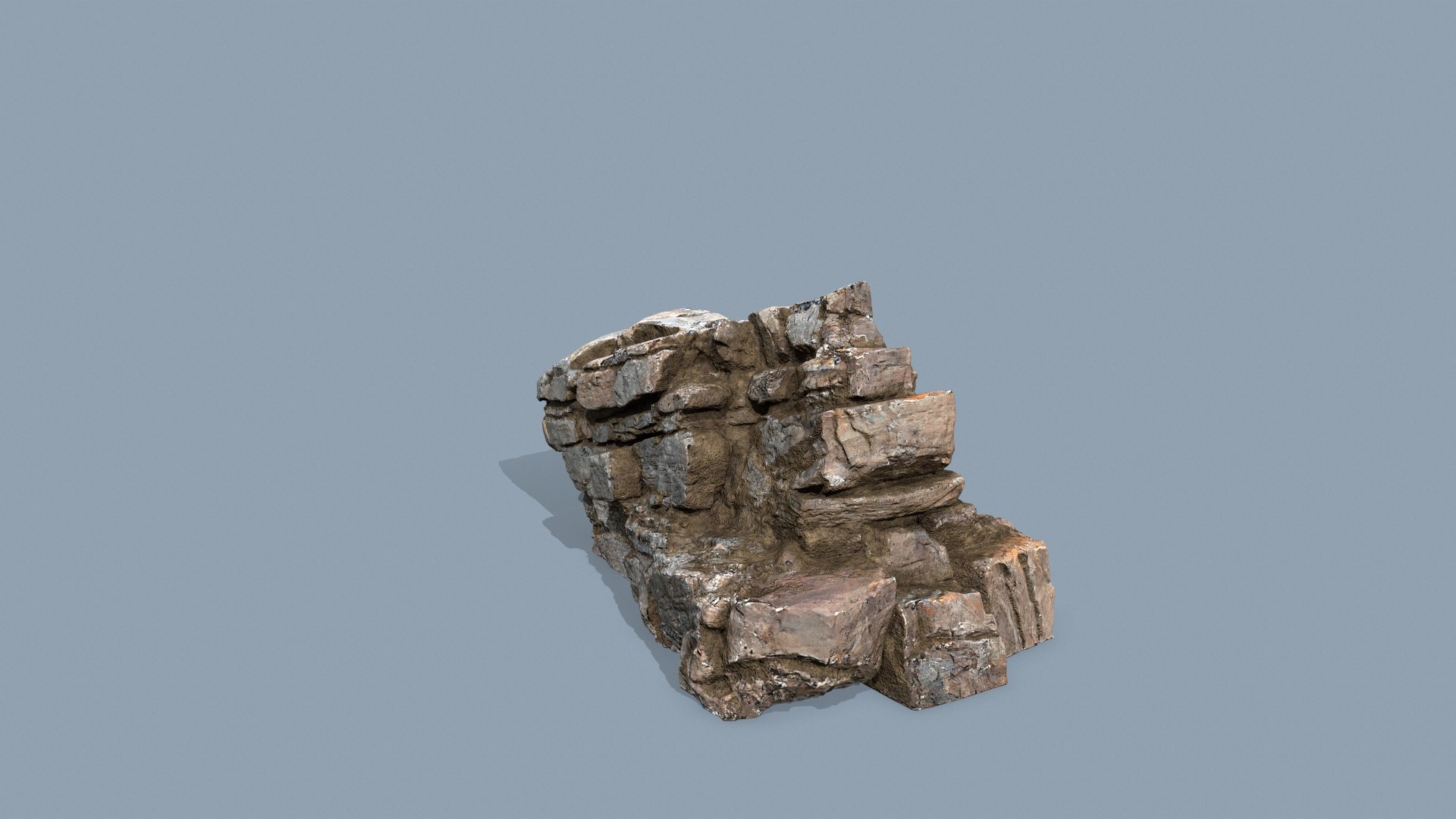 3D Cliff Rocks - TurboSquid 2206888