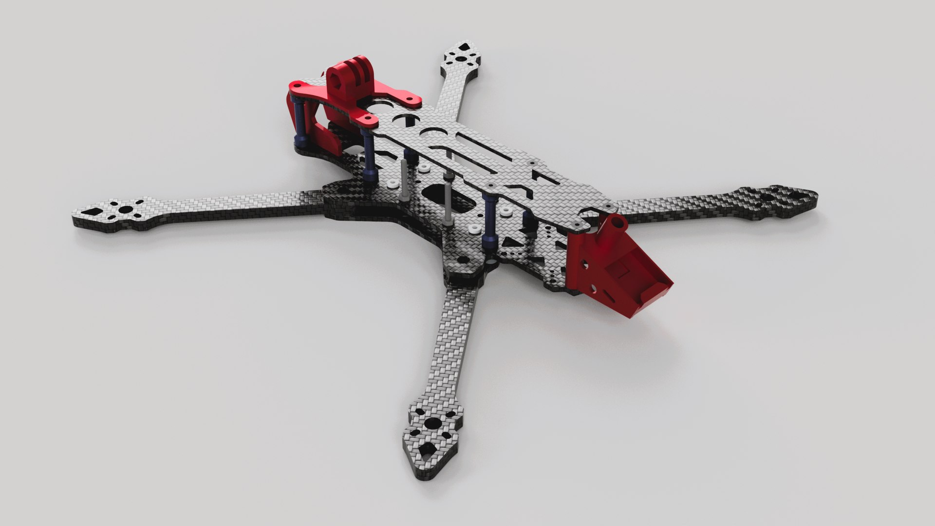 3D FPV Drone Frame Kit - TurboSquid 2404041