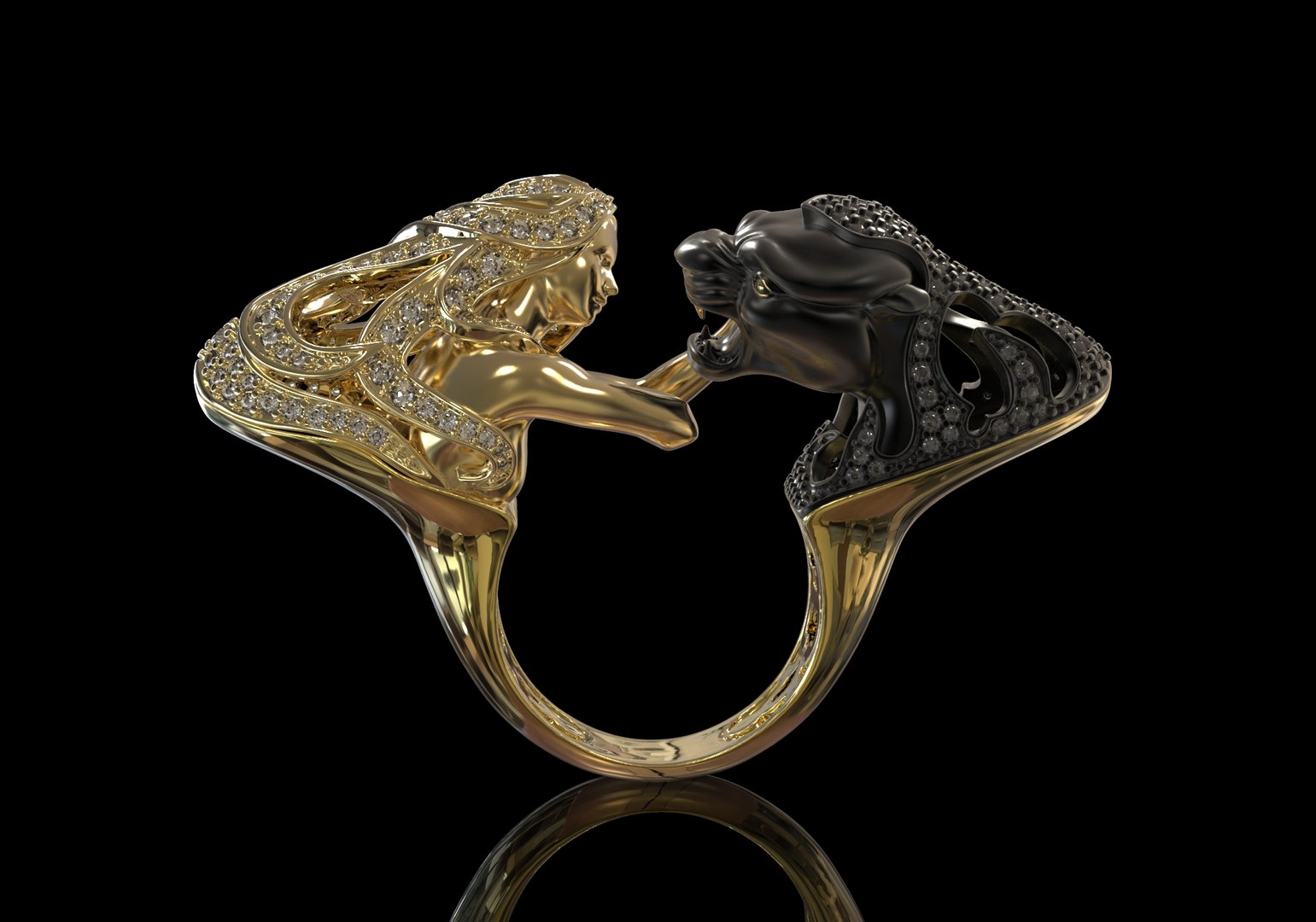 3d Model Ring Magerit Instinto Print