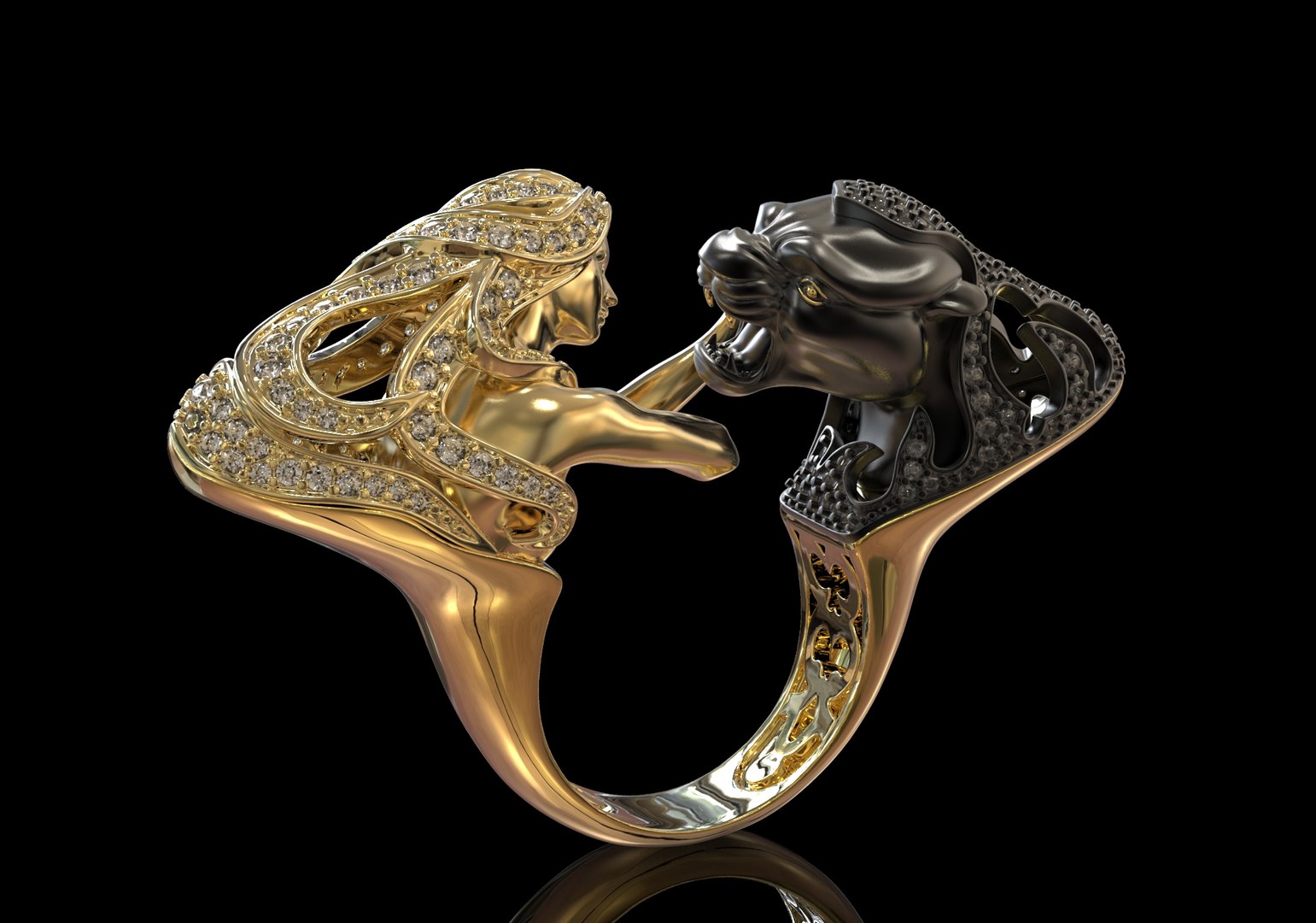 3d Model Ring Magerit Instinto Print