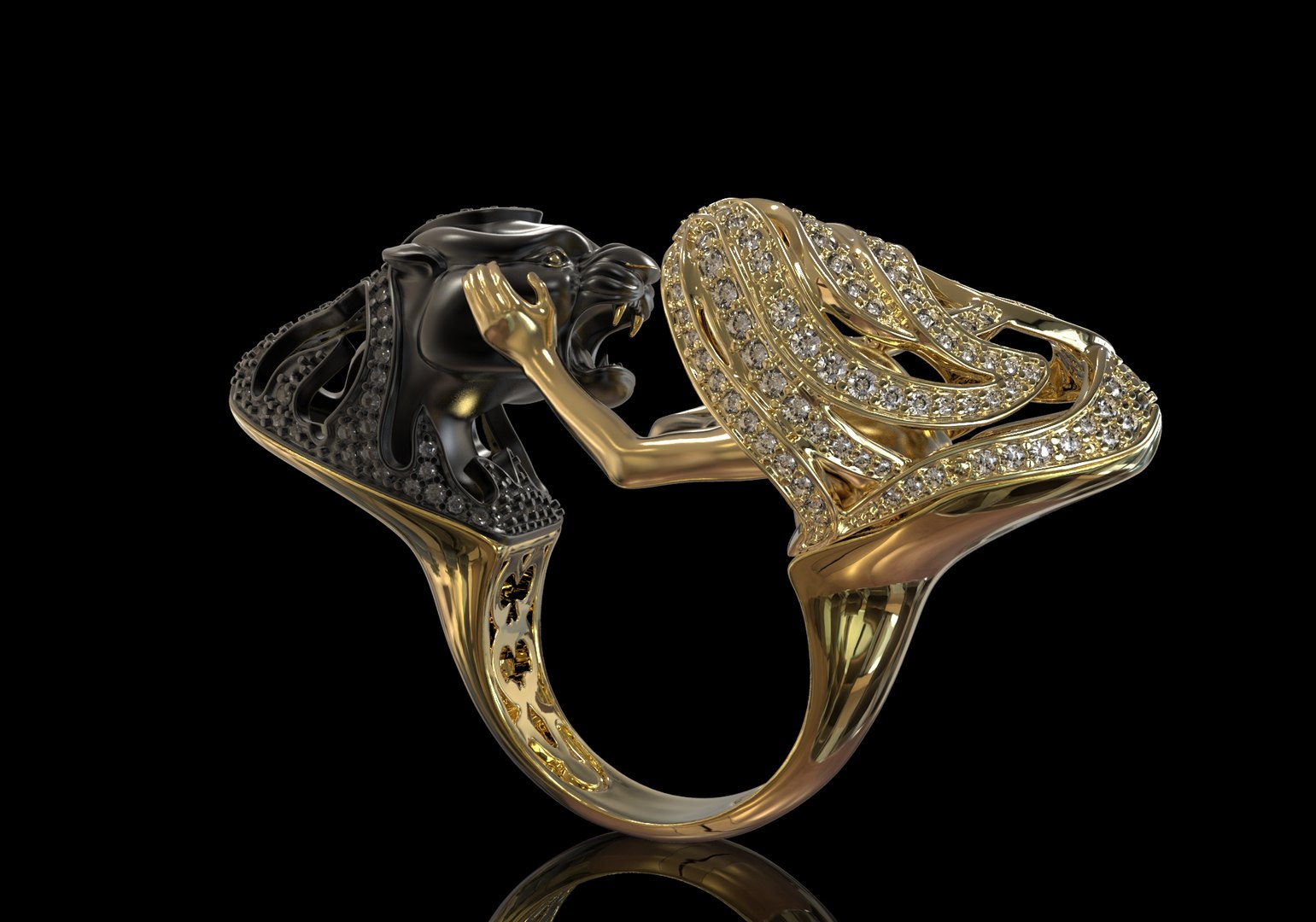 3d Model Ring Magerit Instinto Print