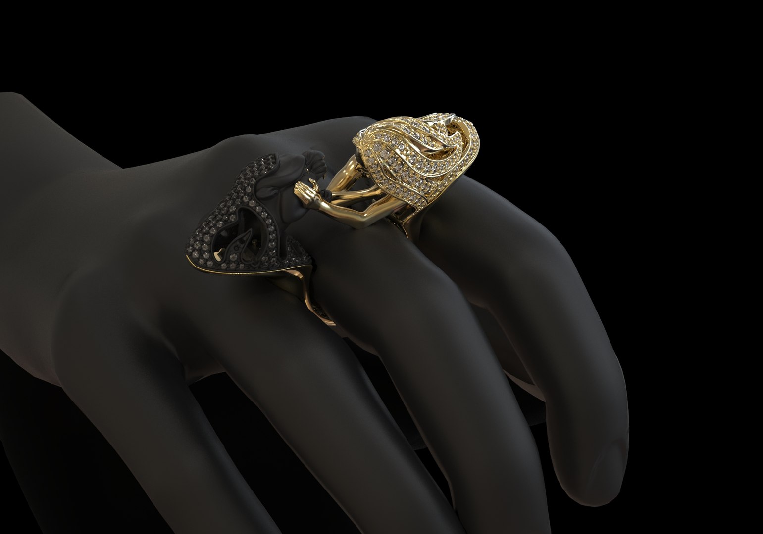 3d Model Ring Magerit Instinto Print