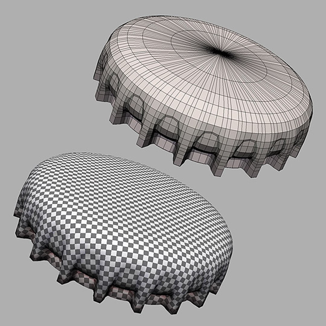 3d Coca-cola Bottle Cap Model