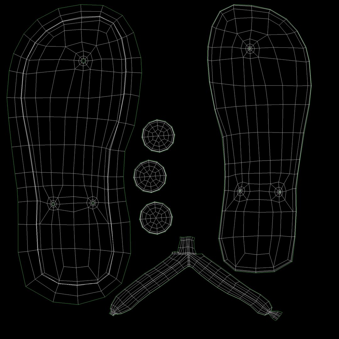3d Model Flip Flop