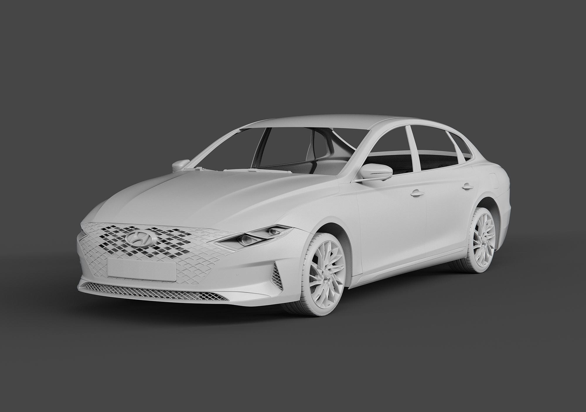 3D Hyundai 2021 Azera Grandeur model - TurboSquid 1891331