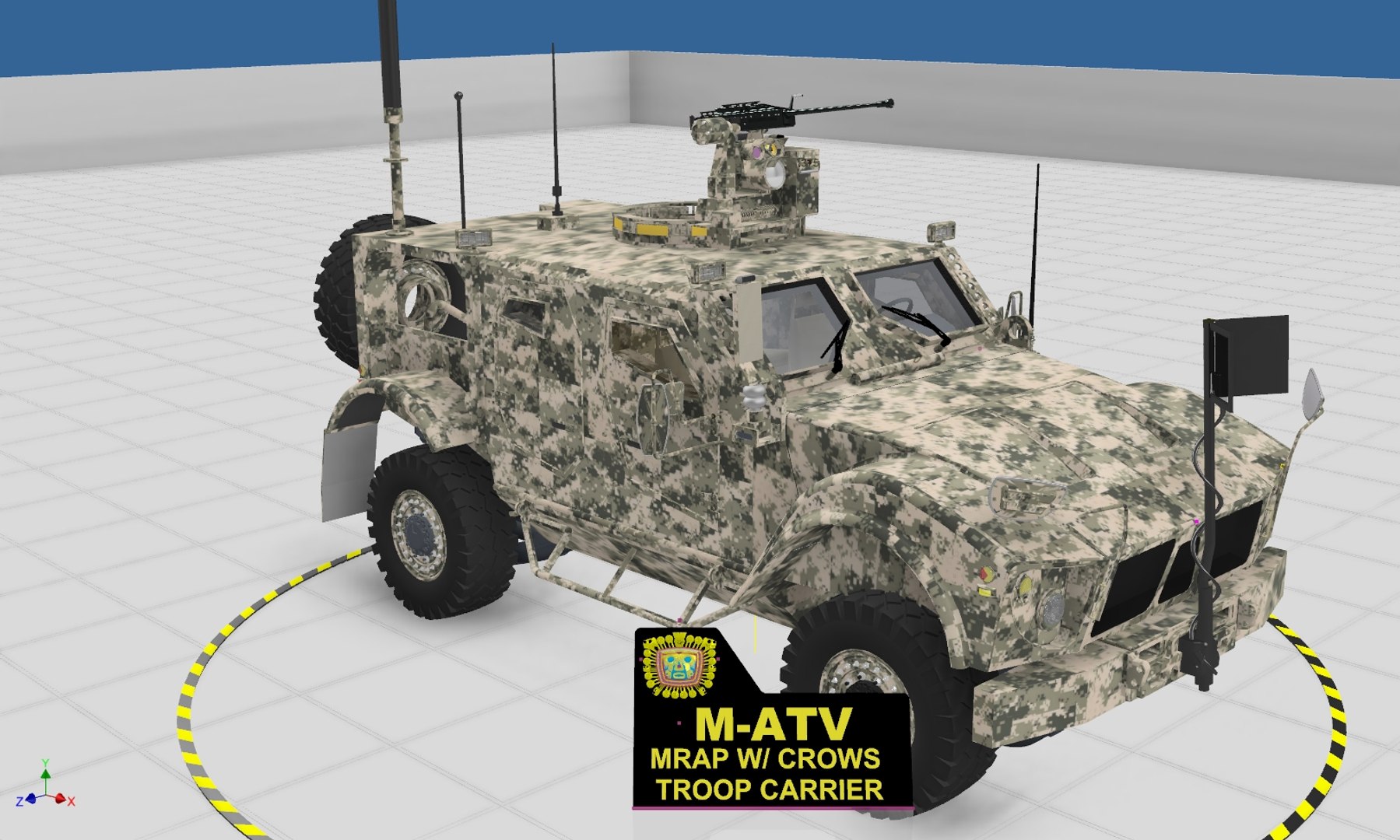 M-atv Vehicle Ied 3D Model - TurboSquid 1288572