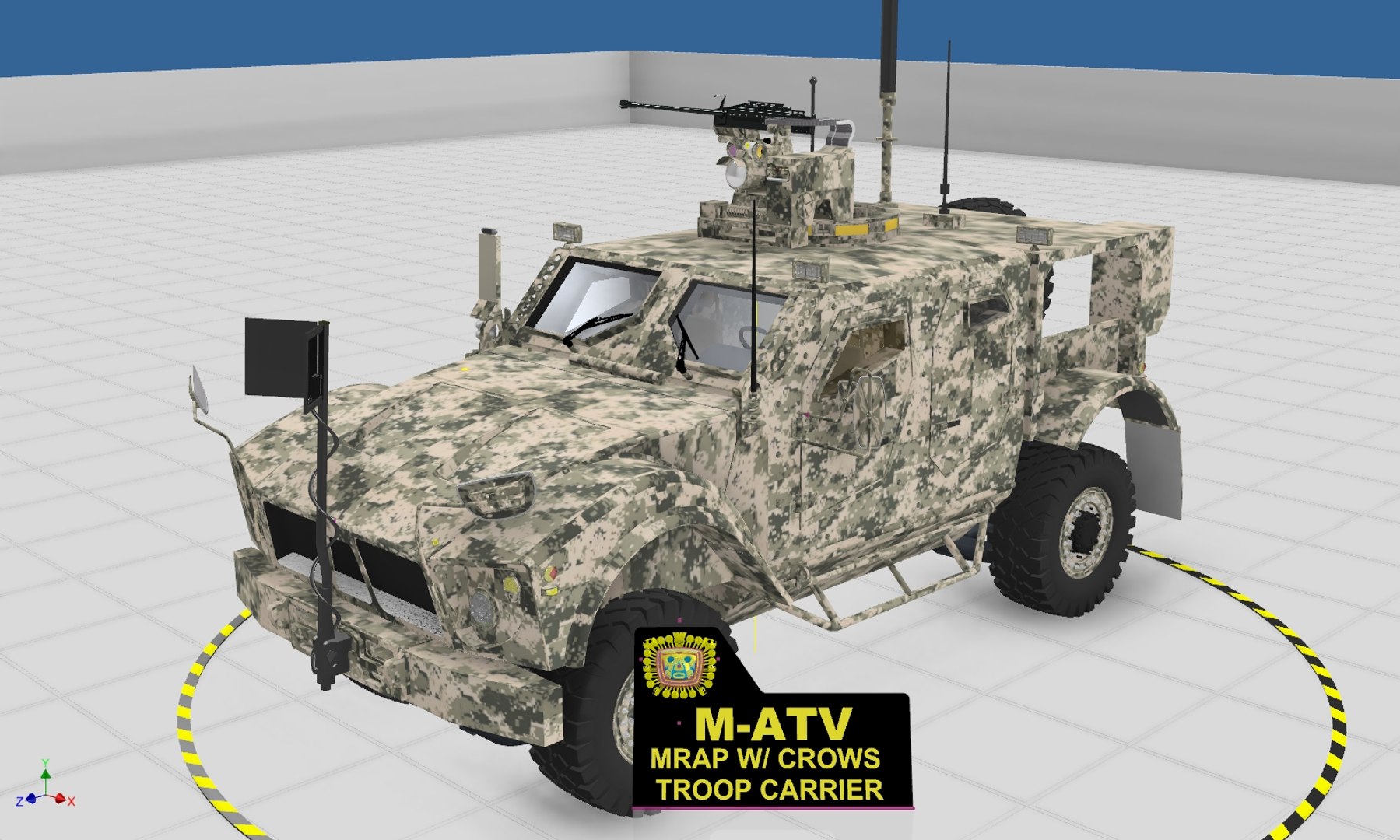 M-atv Vehicle Ied 3D Model - TurboSquid 1288572