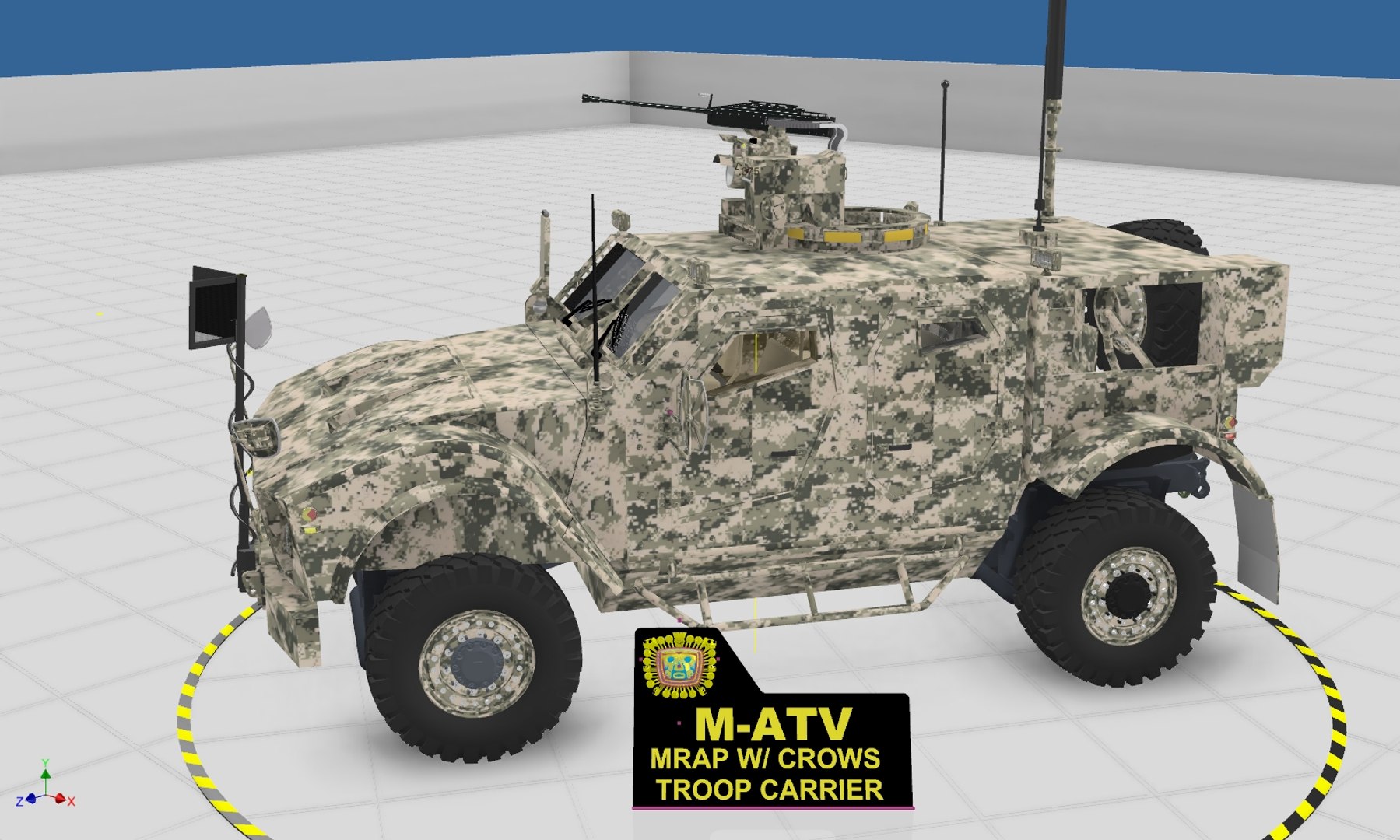 M-atv Vehicle Ied 3D Model - TurboSquid 1288572