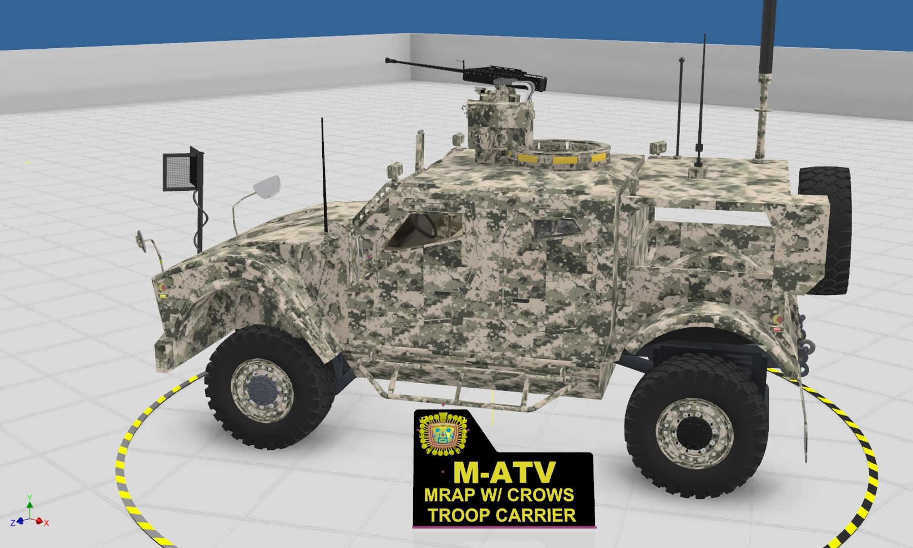 M-atv Vehicle Ied 3D Model - TurboSquid 1288572