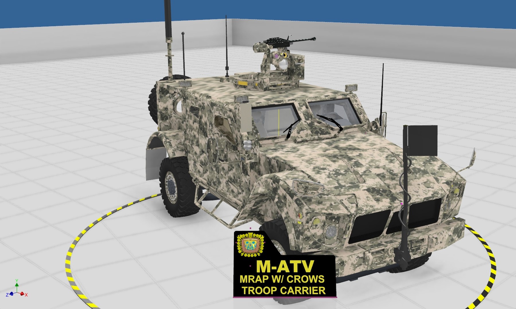 M-atv Vehicle Ied 3D Model - TurboSquid 1288572