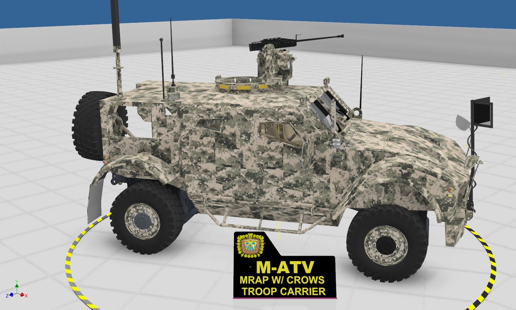 M-atv Vehicle Ied 3D Model - TurboSquid 1288572