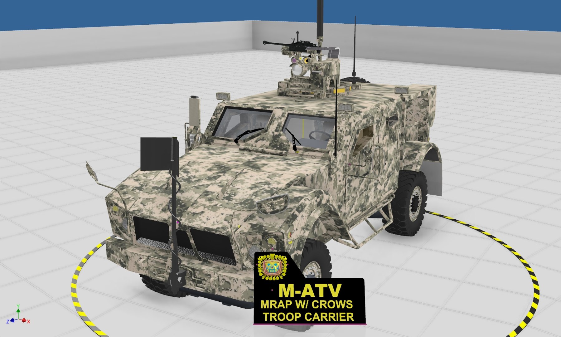 M-atv Vehicle Ied 3D Model - TurboSquid 1288572