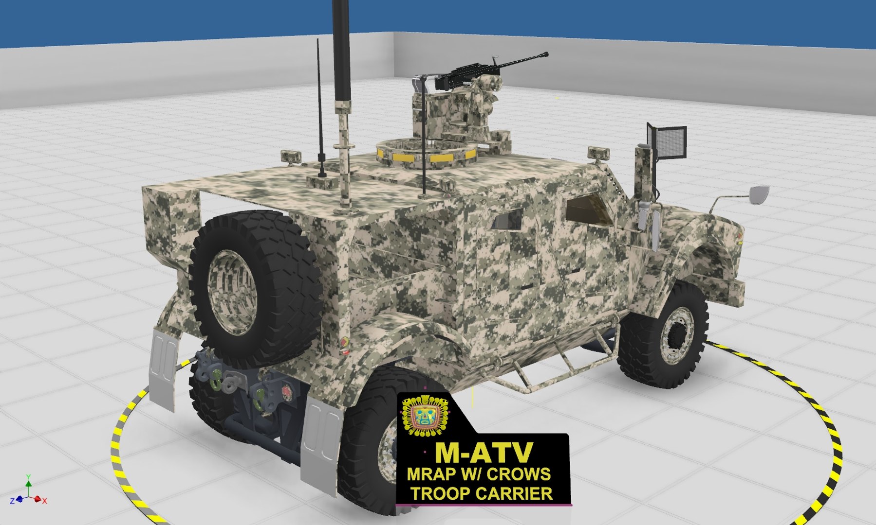 M-atv Vehicle Ied 3D Model - TurboSquid 1288572