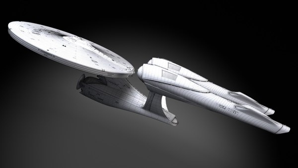 star trek enterprise 3d max