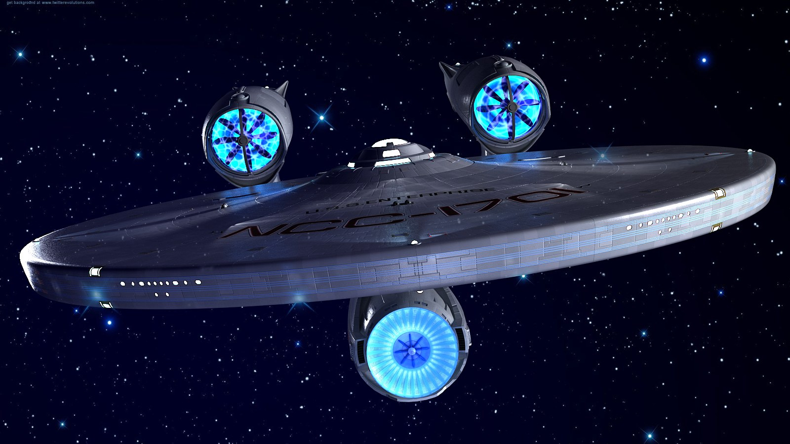 star trek enterprise 3d max