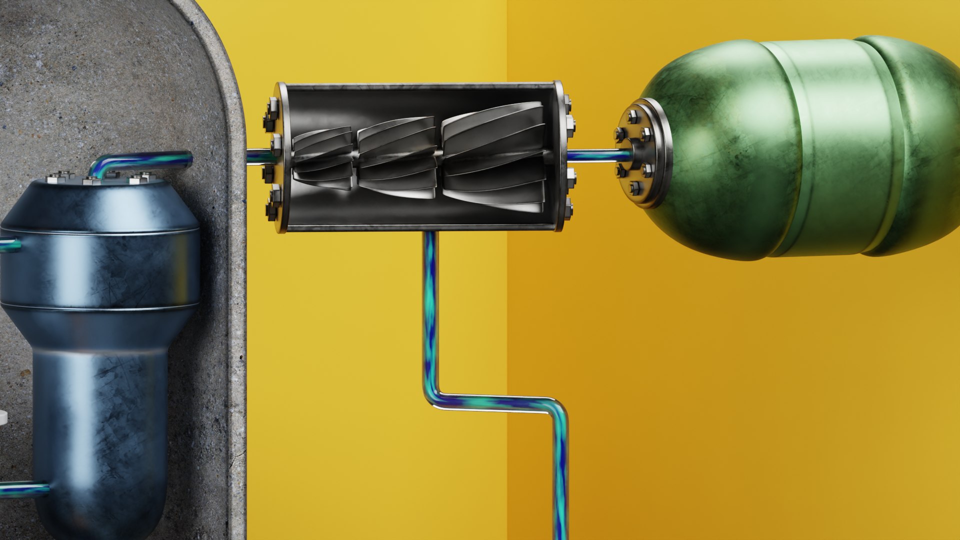 3D Nuclear Reactor - Animated Isometric Power Plant - TurboSquid 2368044