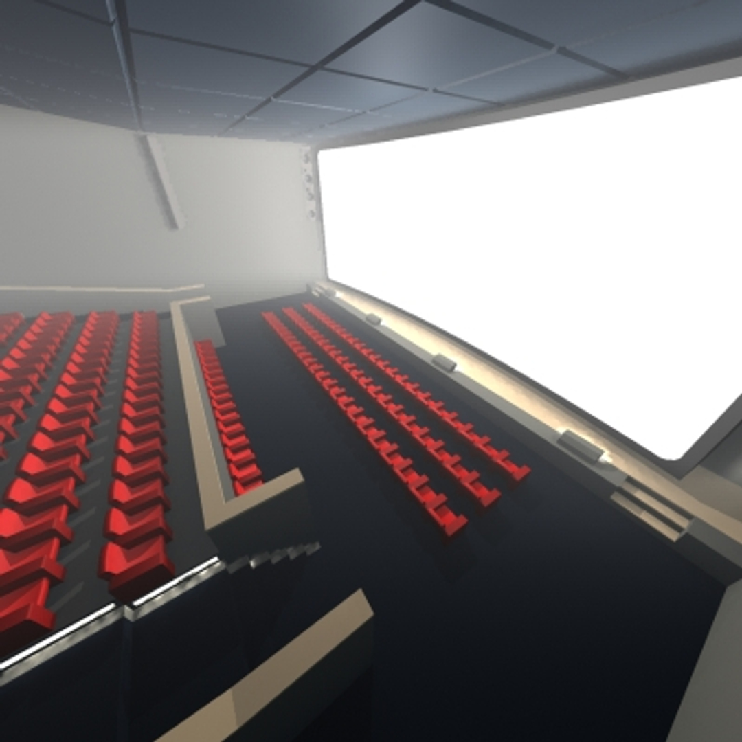 3ds max movie theater